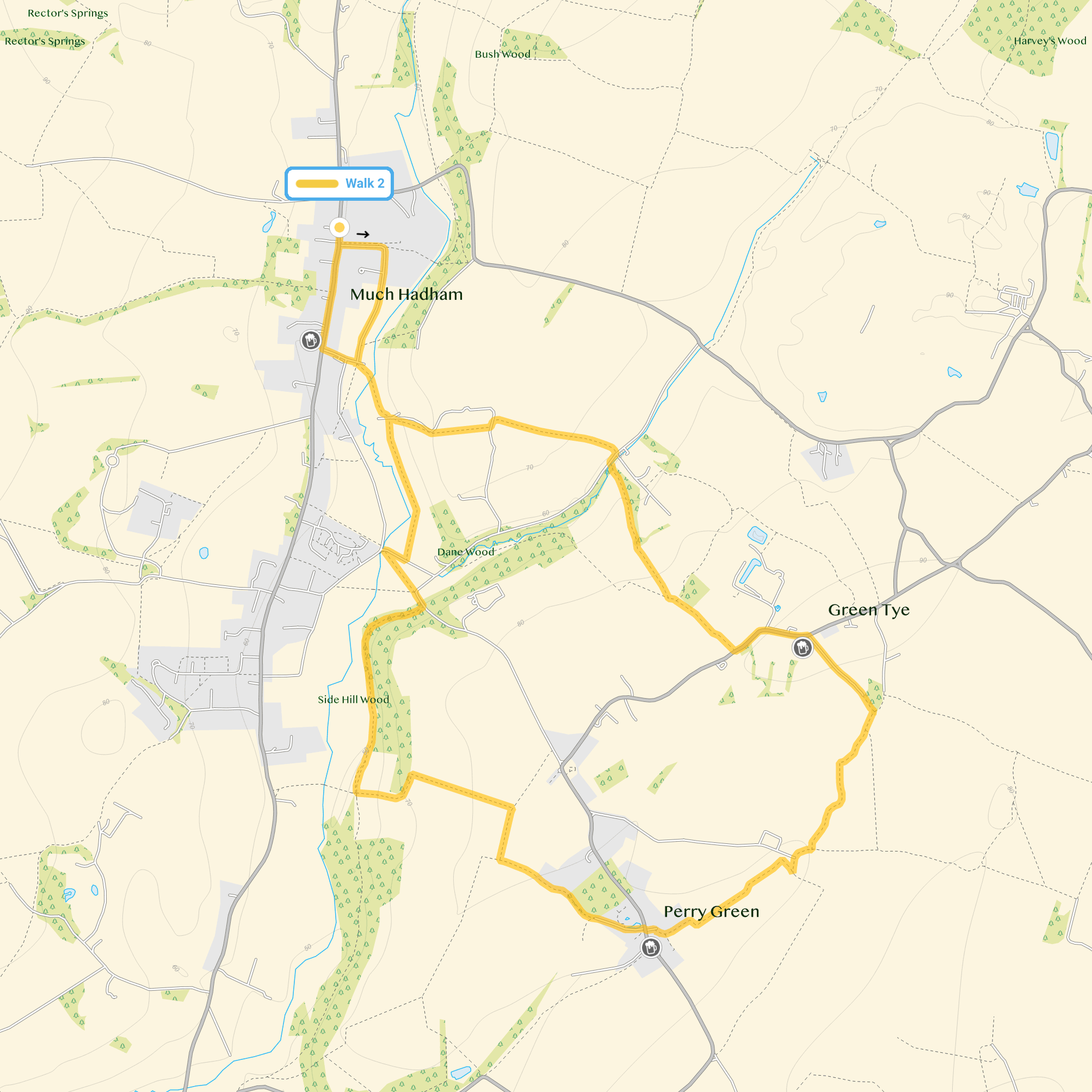 Much Hadham Walk and Route Map — Local Walks
